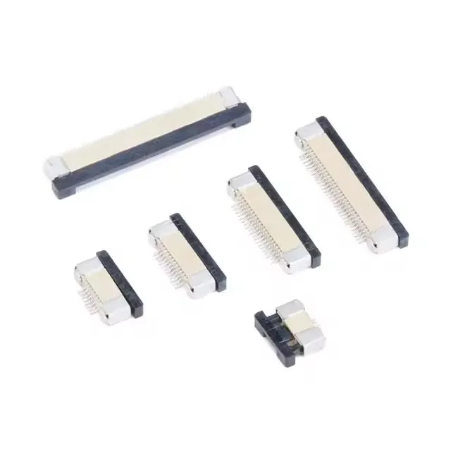 0.5mm Pitch Horizontal FPC Ribbon Cable Connectors With Pull Up/Down ...