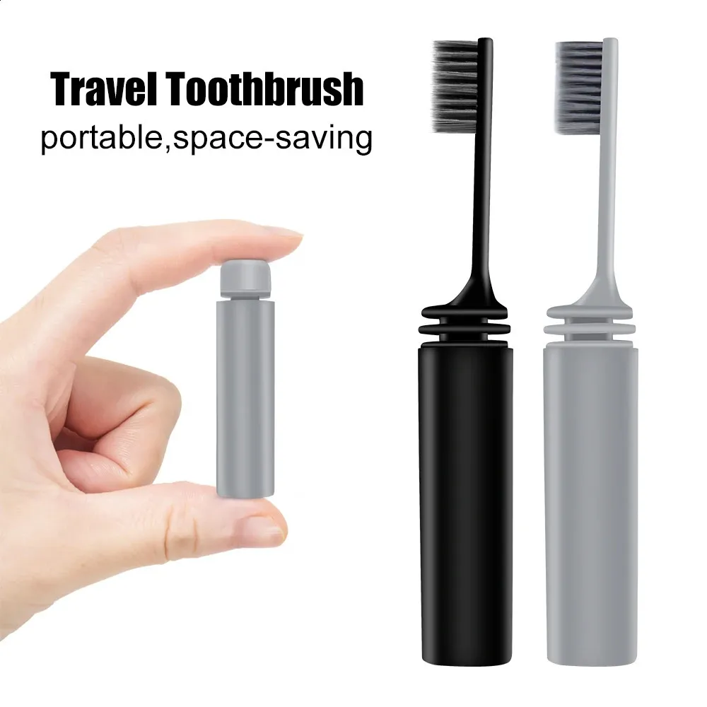 Travel Toothbrush, Portable Folding Small Tooth Brush for Adults ...