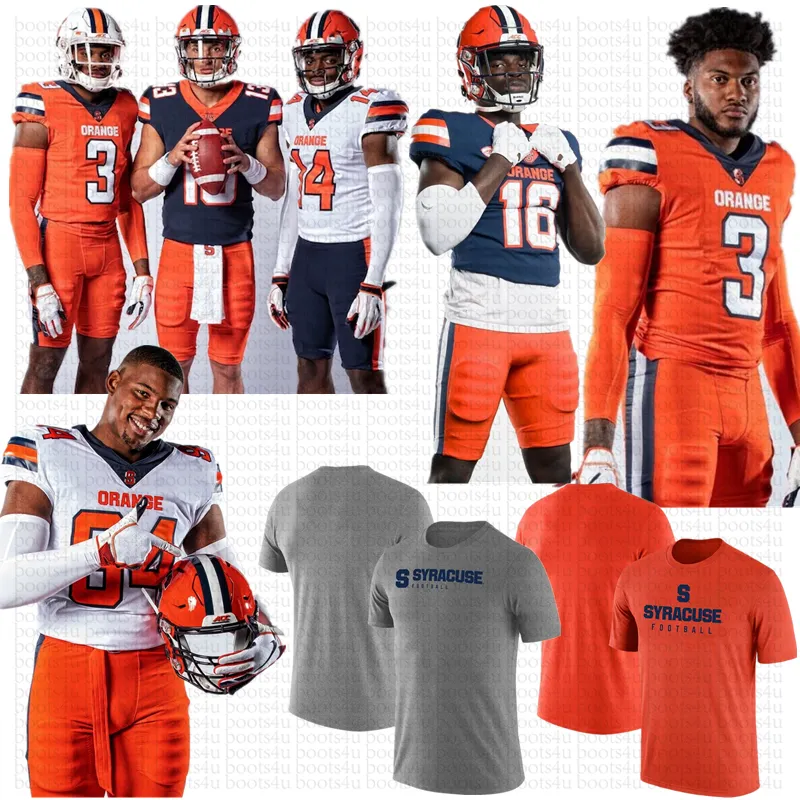 Custom Syracuse Orange Football Jersey - Personalized USA College ...