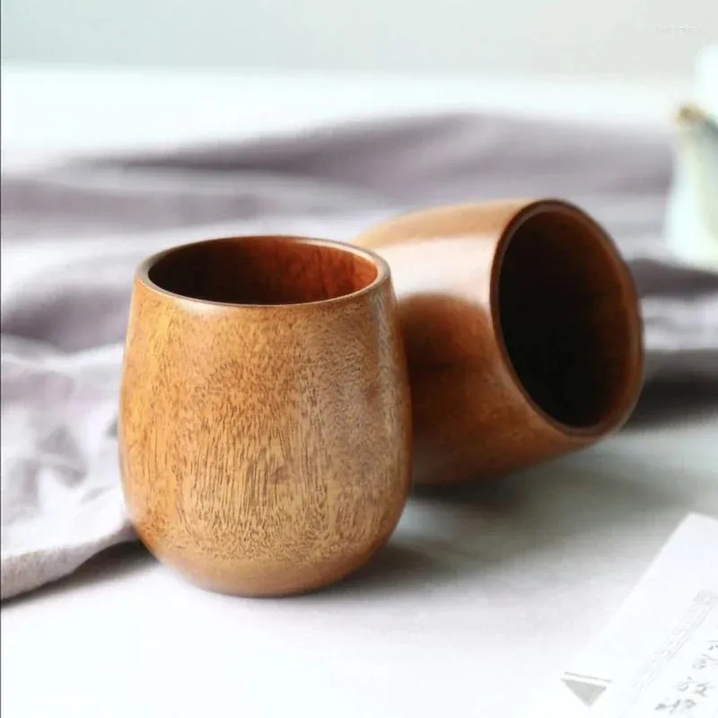 Wooden Solid Cashmere Tea Cups For Tea, Coffee, Beer, Milk, And Water Natural And Durable ...