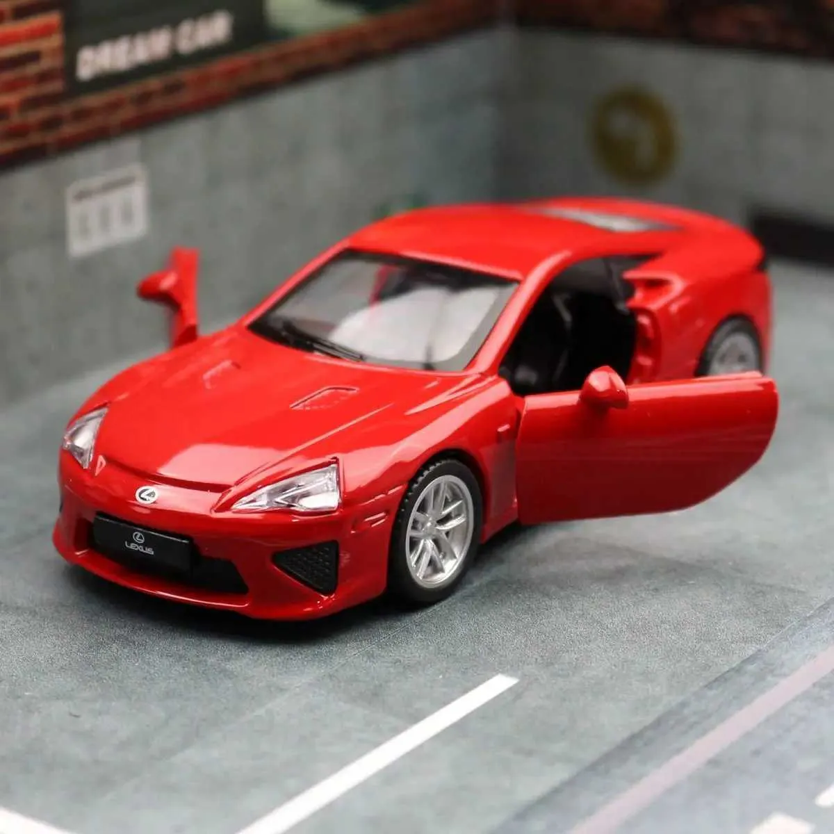 1/43 Lexus LFA Model Diecast Metal Mazda Cars For Kids Miniature Pull ...