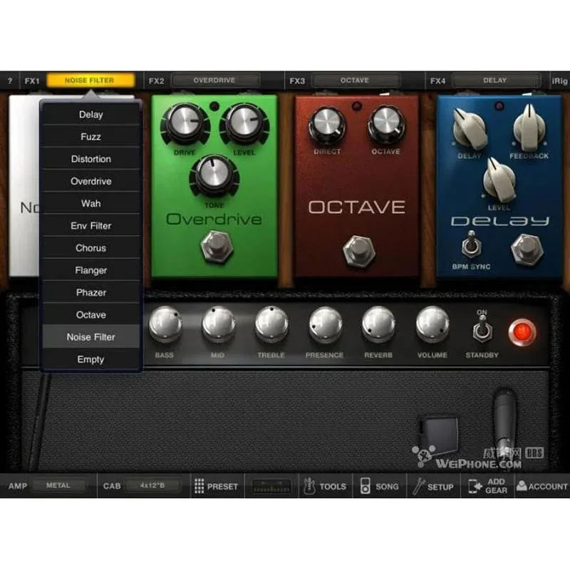 Rig Guitar midi interface to usb with AMP Amplifier Effects Pedal ...