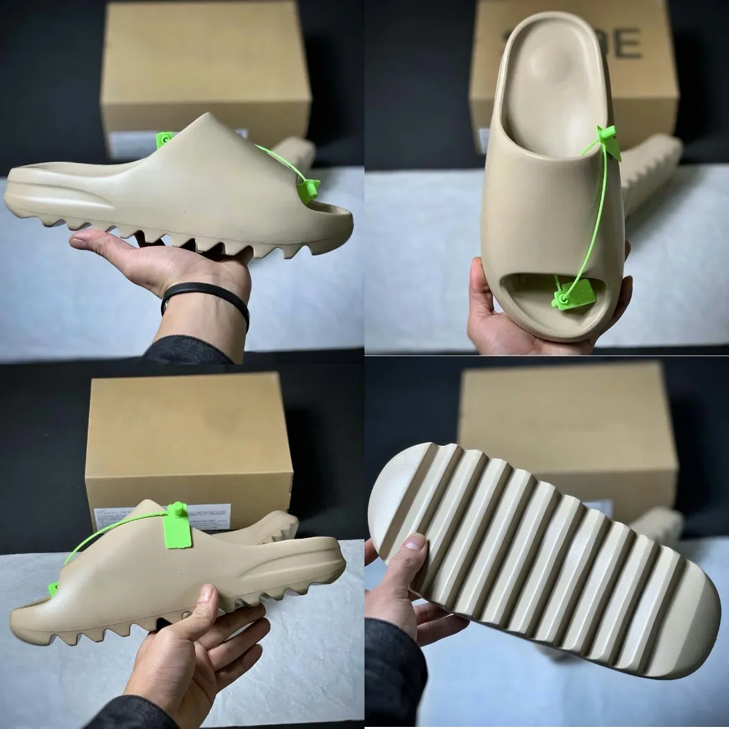 Faux Leather Designer Slippers for Men & Women - Brown Bone Fashion ...