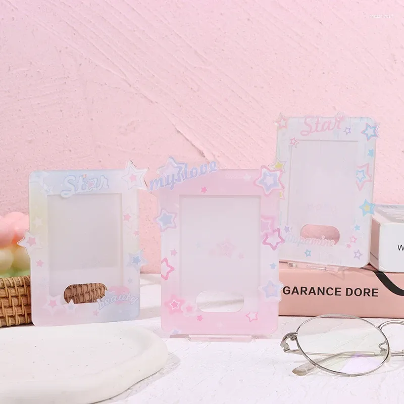 Kpop Idols 3 Inch Acrylic Cute Picture Frames With Sweet Card Display ...