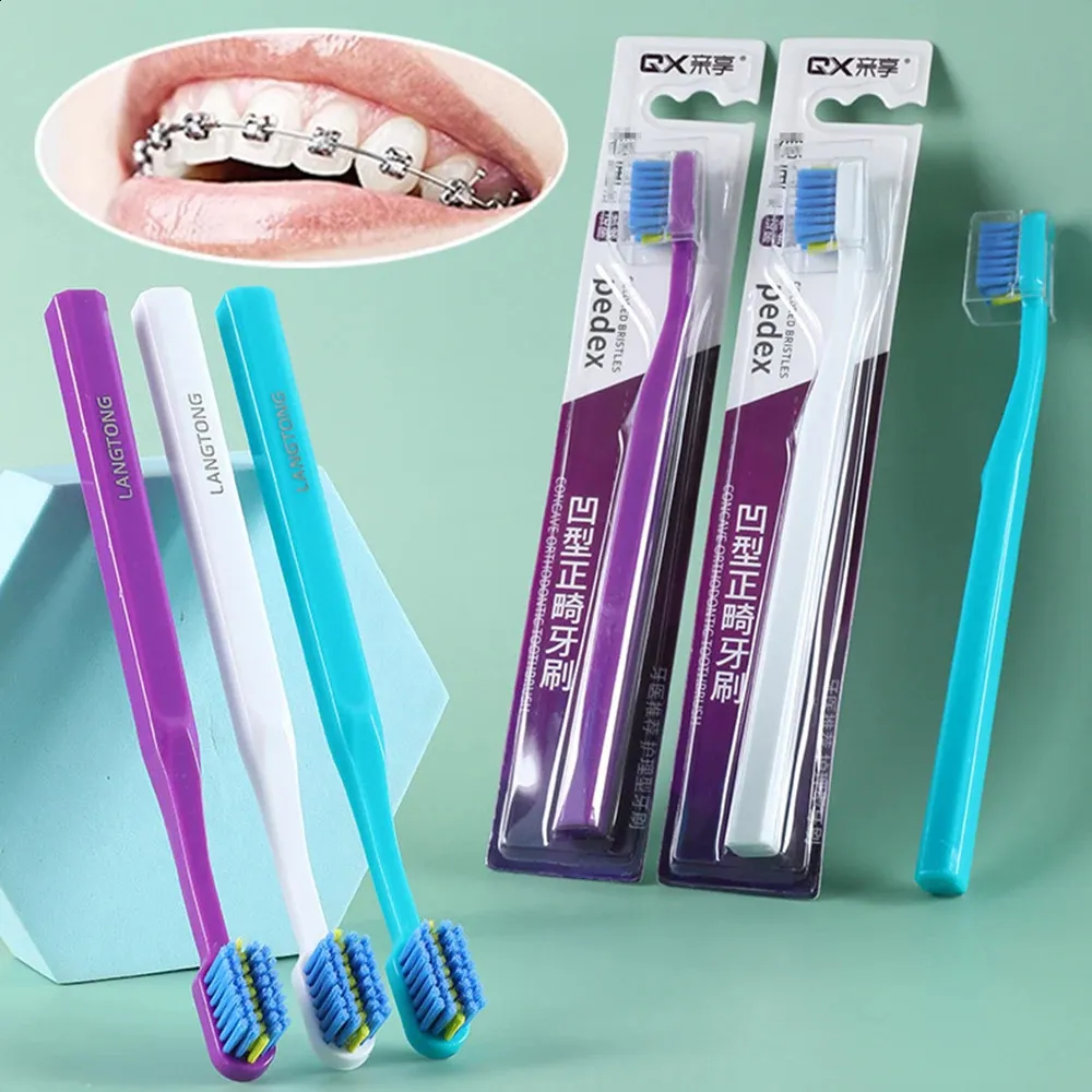 Ultra Soft Orthodontic Small Toothbrush For Braces For Deep Cleaning ...