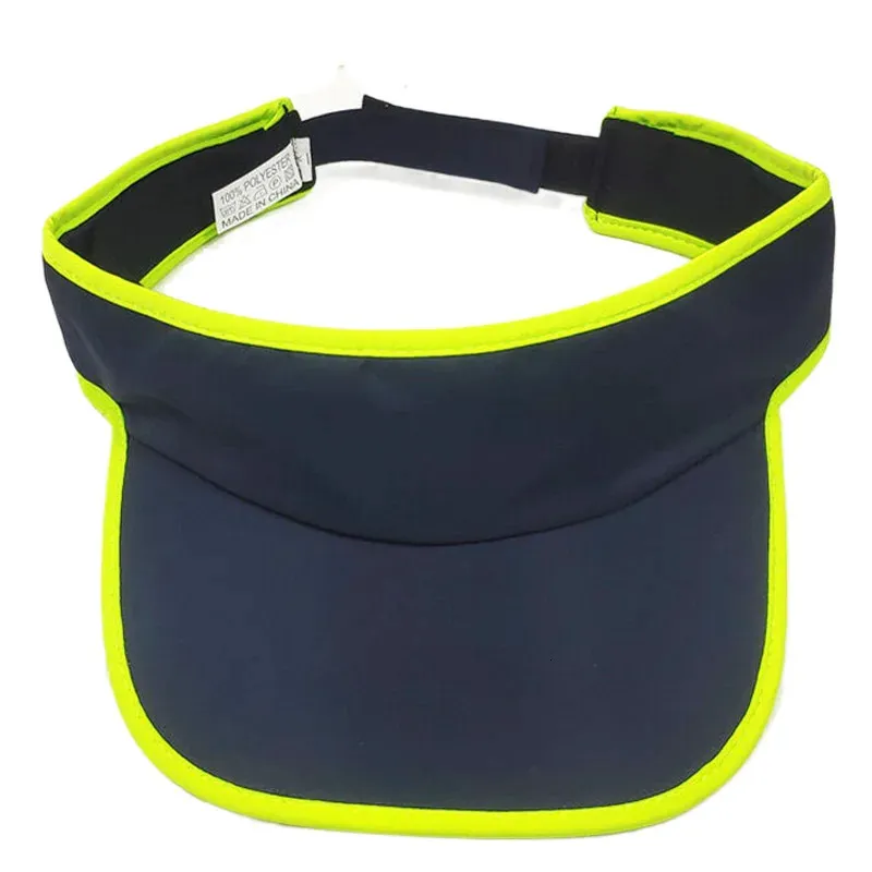 Outdoor Plain Lime Green Men's Visor Caps Neon Pink Women's Sun Visor ...