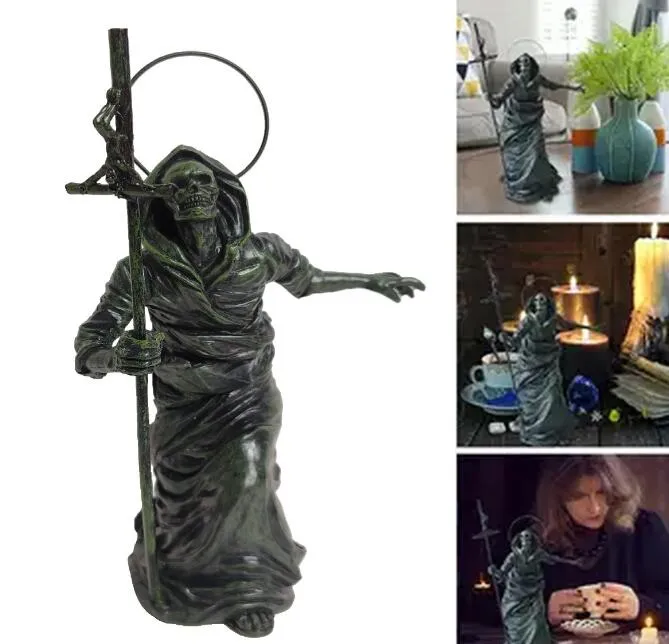 Decorative Objects Figurines Gothic Home Decor Statue Black Death ...
