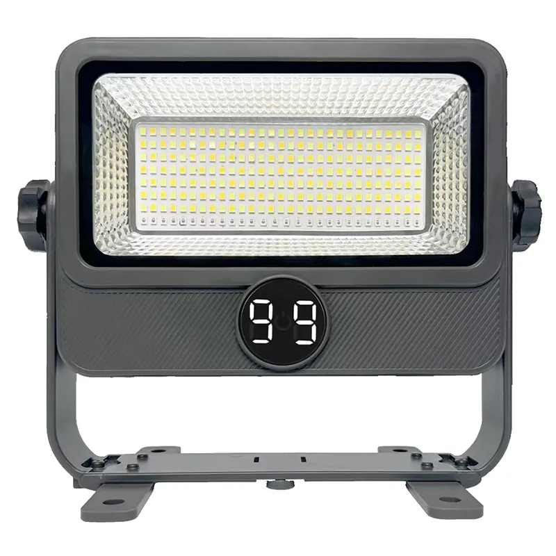2024100W/200W Portable Solar Work Light: Rechargeable Floor LED Light ...