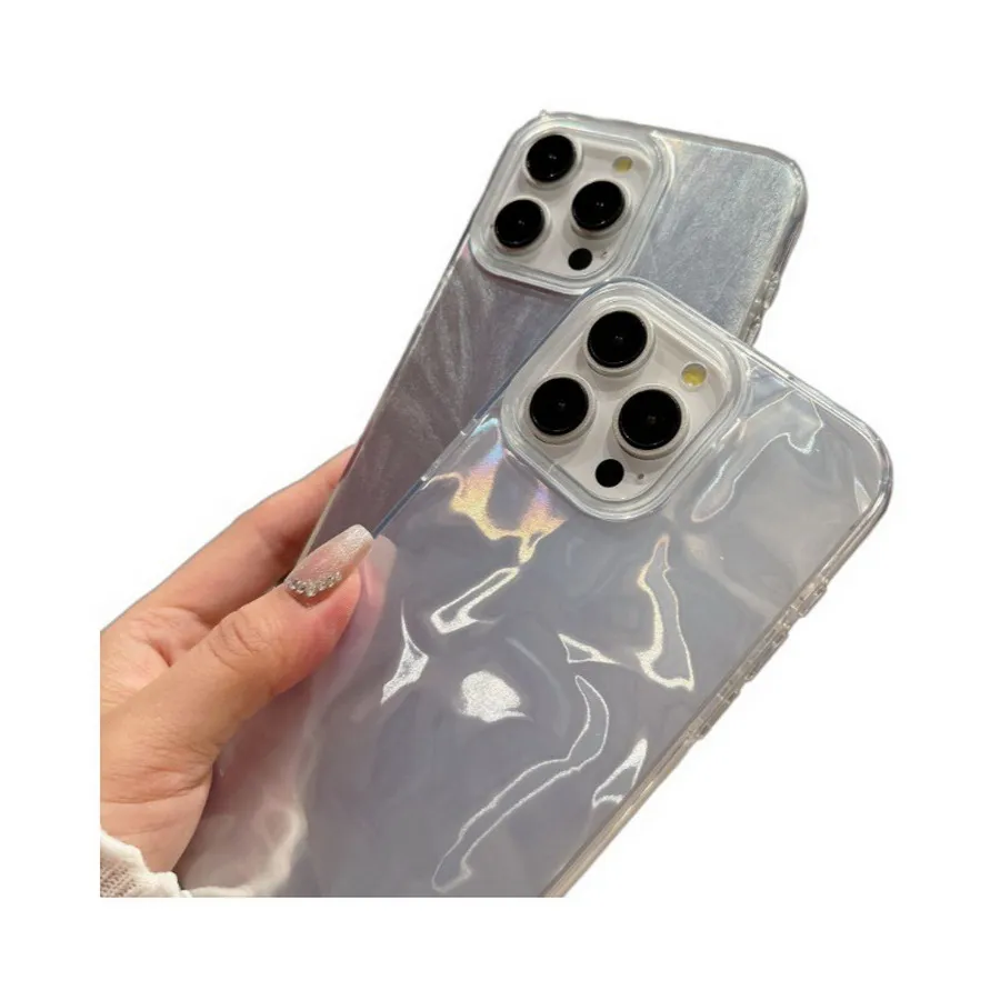 2024Feather Yarn Soft Silicone Phone Case with DIY Luxury Fundas Covers ...