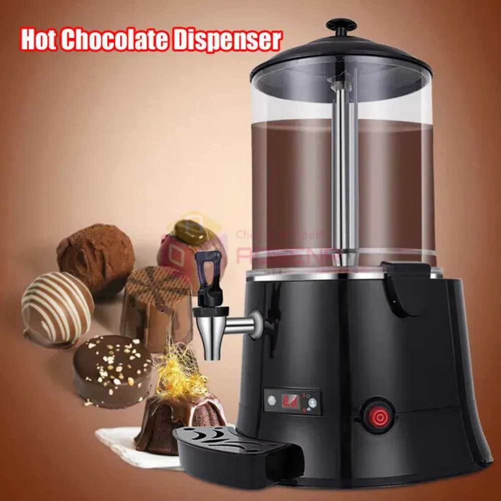 Commercial Hot Chocolate & Beverage Dispenser - 5L/10L, Stainless Steel ...