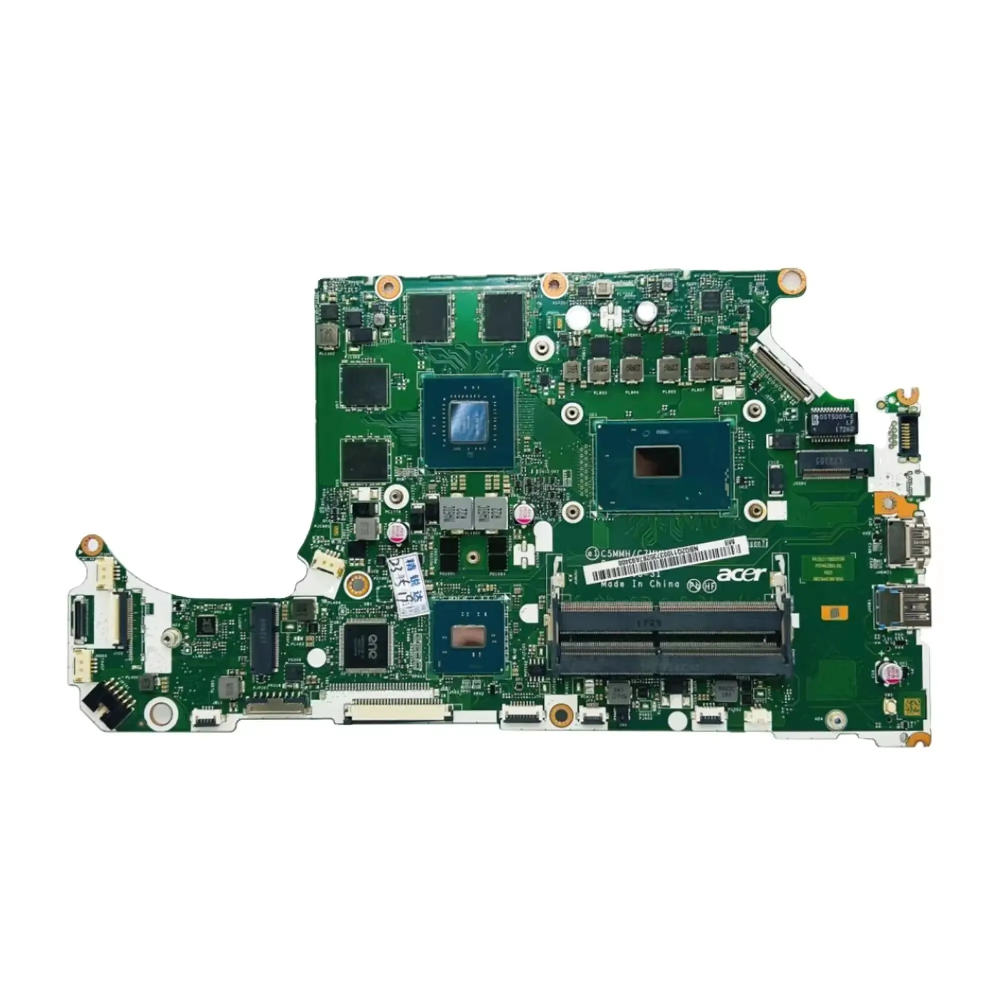 For ACER Nitro AN515-51 Laptop Motherboard With I5-7300HQ CPU GTX 1050 4G GPU NBQ2Q11003 LA ...