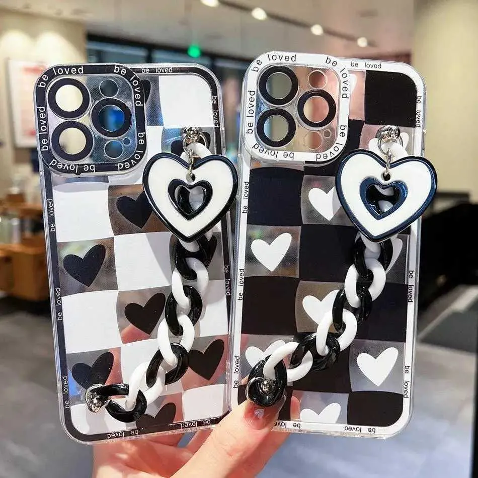 DHgate.com:Glitter Love Heart Chain Phone Case for OPPO Realme Models ...