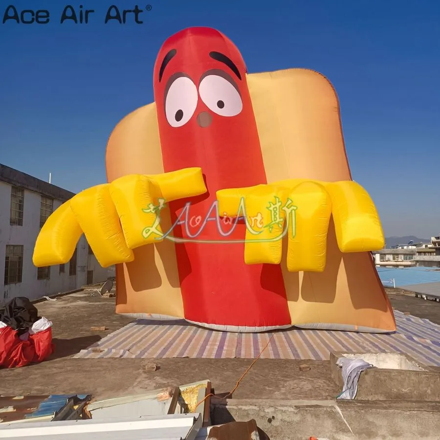 Wholesale Wholesale 5mH 16.5ftH With Blower A Quaint Inflatable Hot Dog ...
