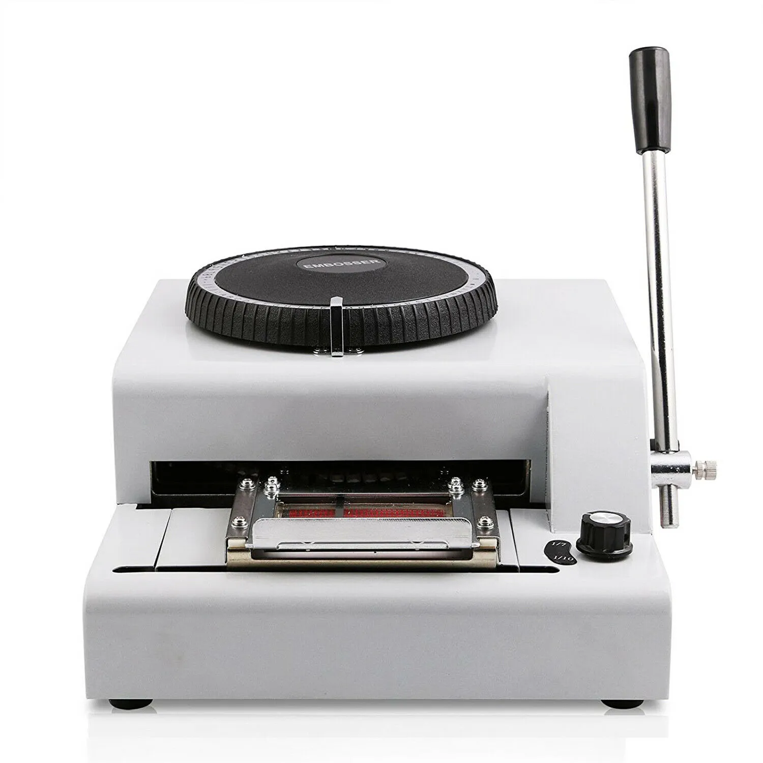 72 Character PVC Card Symbols Embossing Machine Stamping Punch Tool For ...