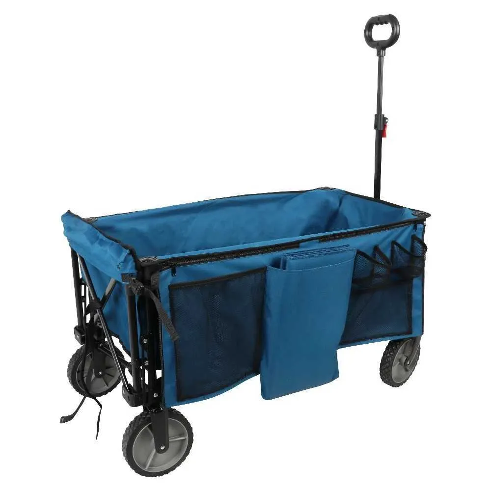 Others1 Folding Cart Free Delivery Cart Dolly Blue Camping Cart Four ...