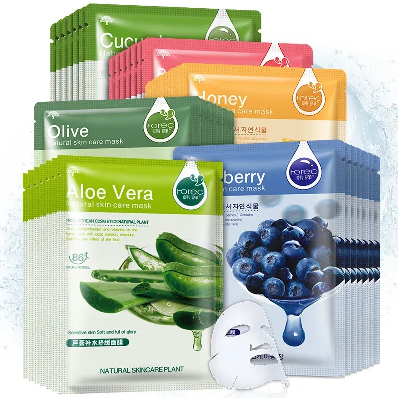 30 Pack Honey Blueberry Pomegranate Aloe Plant Mask ... From Longda009 ...