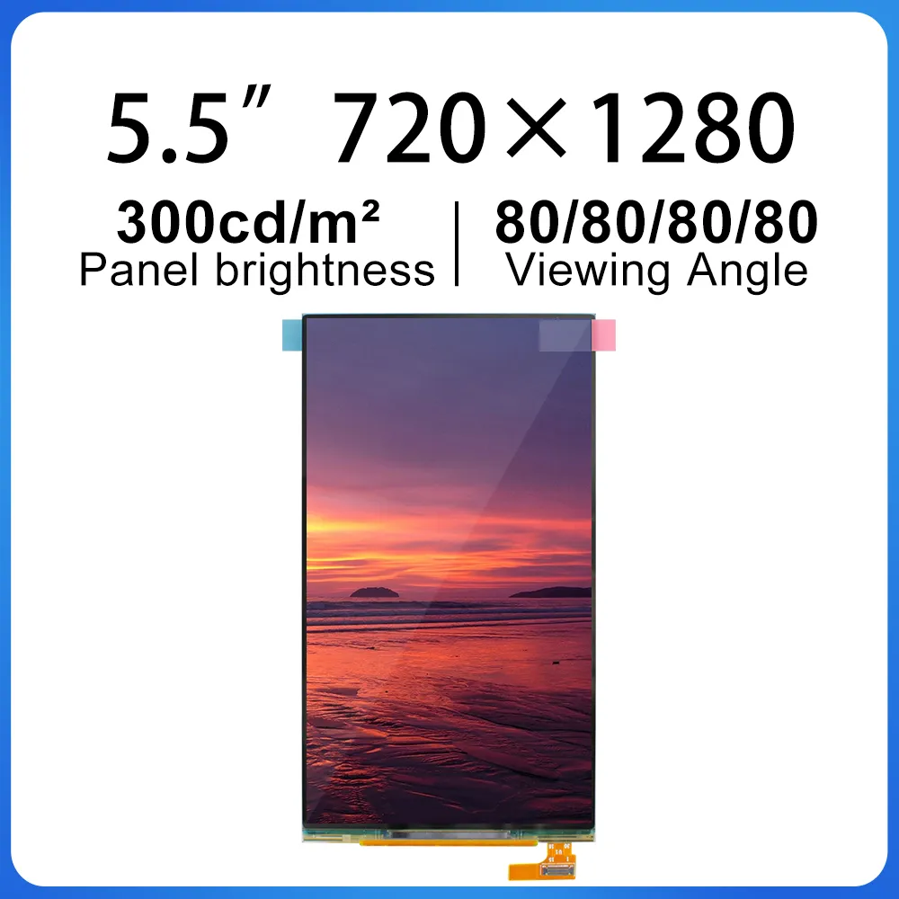 High Brightness 5.5 OLED Lcd Display 16x2 With 30 Pins, MIPI, TTL, And ...