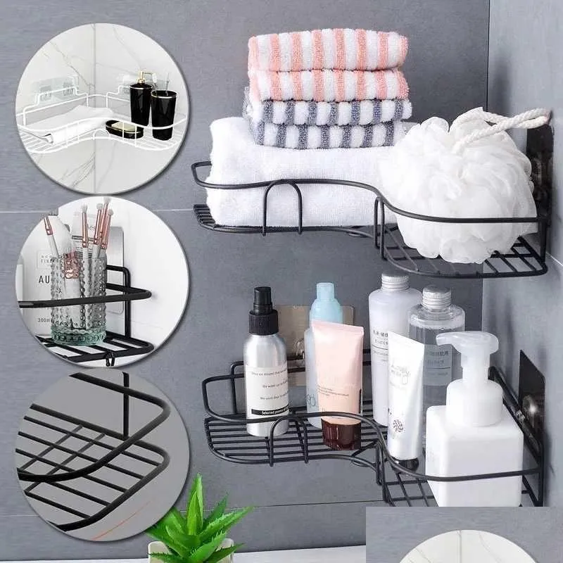 DHgate.com:Punch-Free Shower Shelf Bathroom Organizer: Rustproof ...