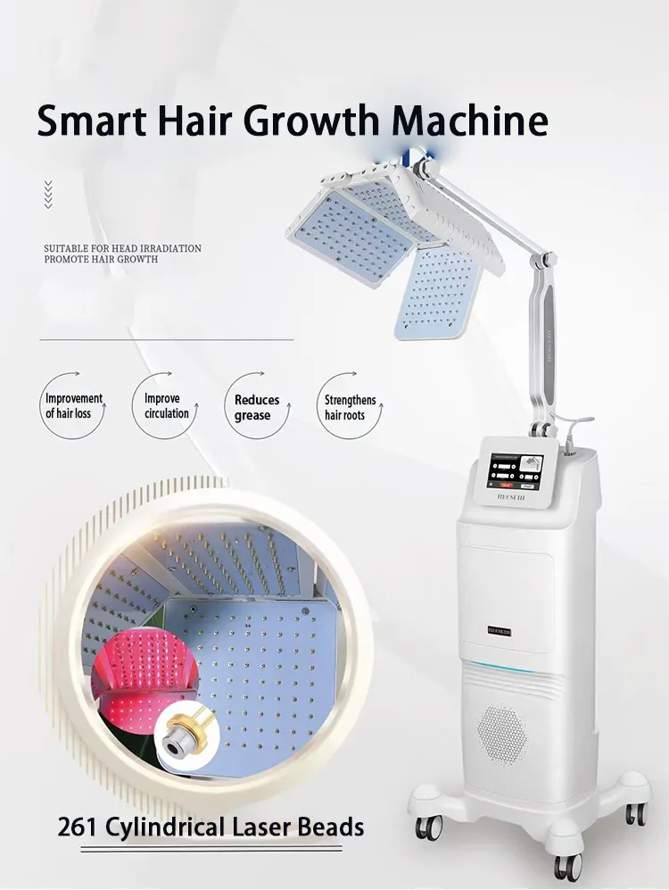 New Vertical Laser Therapy 660Nm Smart Hair Growth Machine PDT Light ...