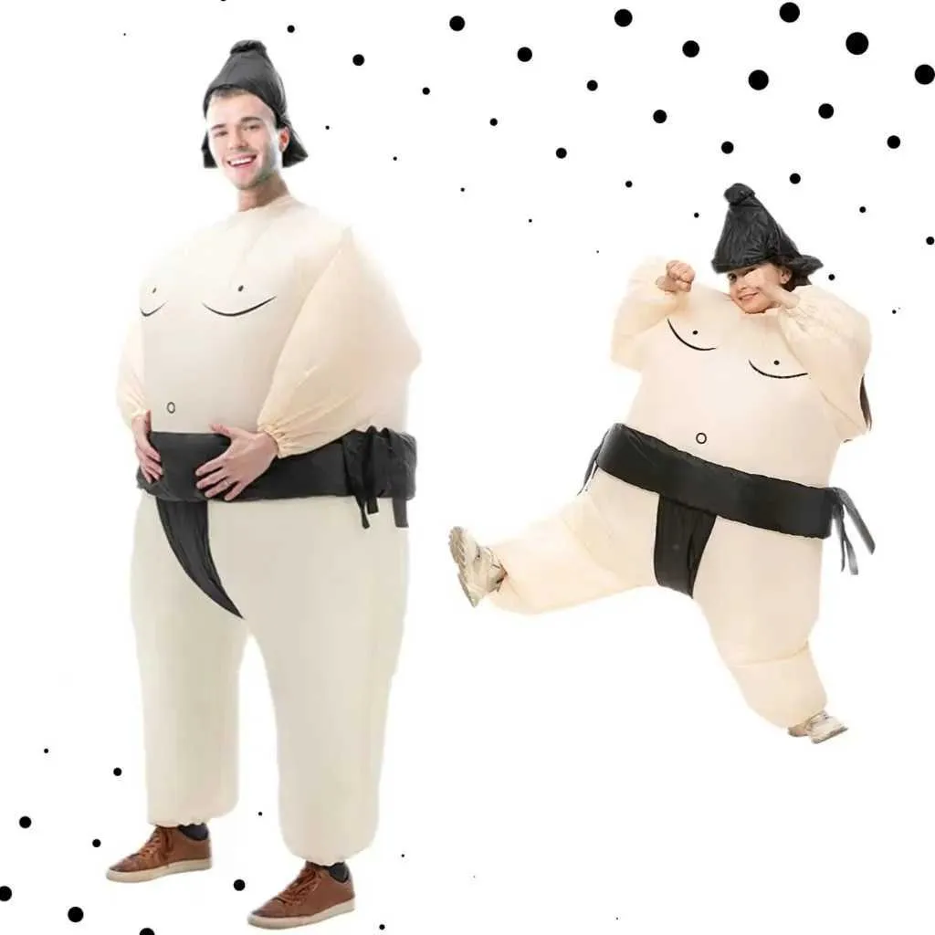 Hilarious Sumo Inflatable Costume for Water Play Fun, Cosplay Parties ...
