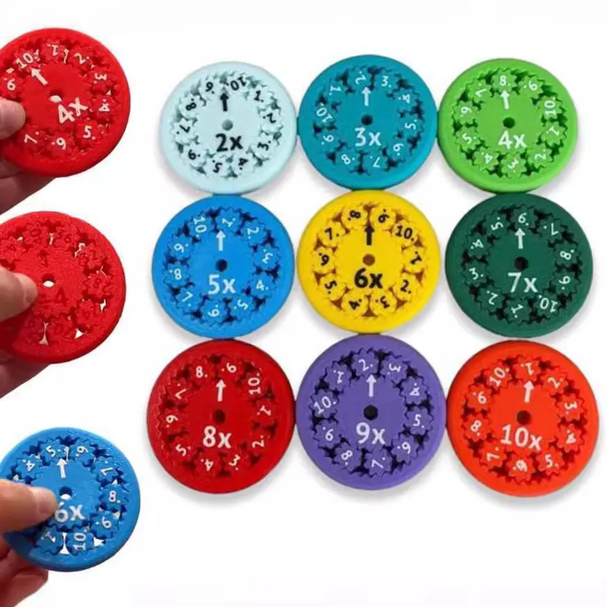 2024Kids Puzzle Toys Math Practice Fingertip Gyroscope Decompression ...