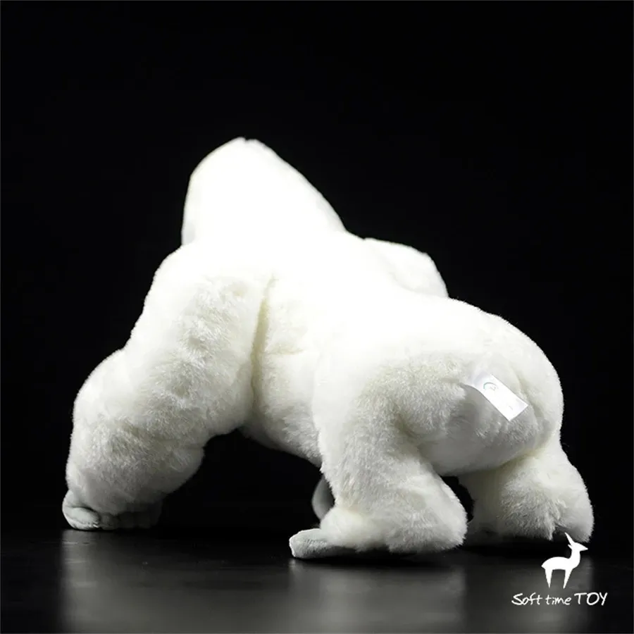 Silverback Gorilla Plush Toy Lifelike Ape Stuffed Animal Doll For Kids ...