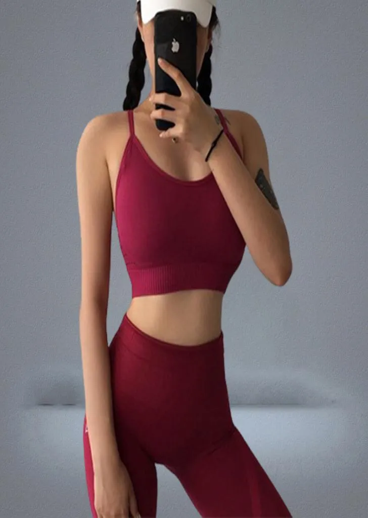 DHgate.com:Womens 2 Piece Outfit Yoga Sport Workout Set Plus Size ...