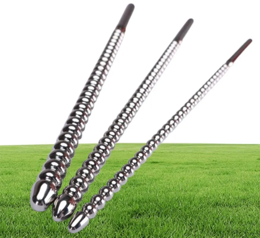 Stainless Steel Urethral Sounding Set - 6-8-10mm Penis Plug Dilators ...