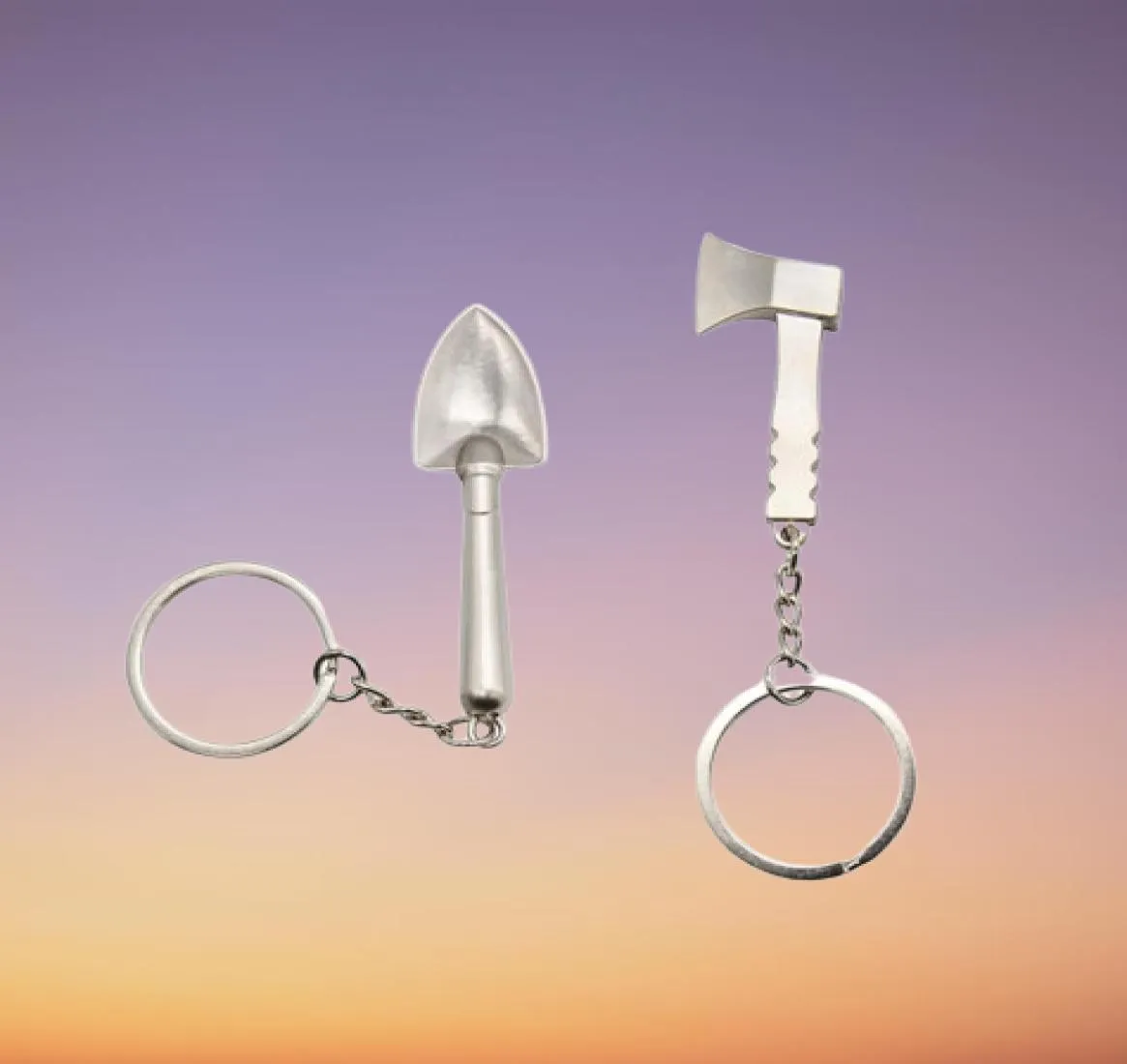 Metal Man Dwarf Axe Shape Snuff Spoon With Key Chain Engineer Shovel ...