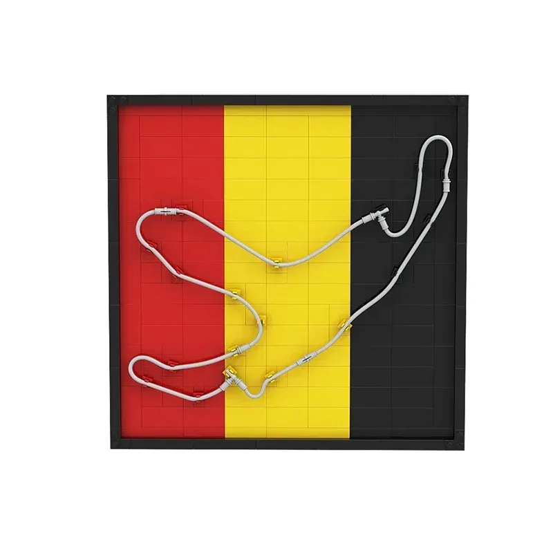 Pixel Art Spa Francorchamps Track Map Pets Kids Mosaic Painting ...