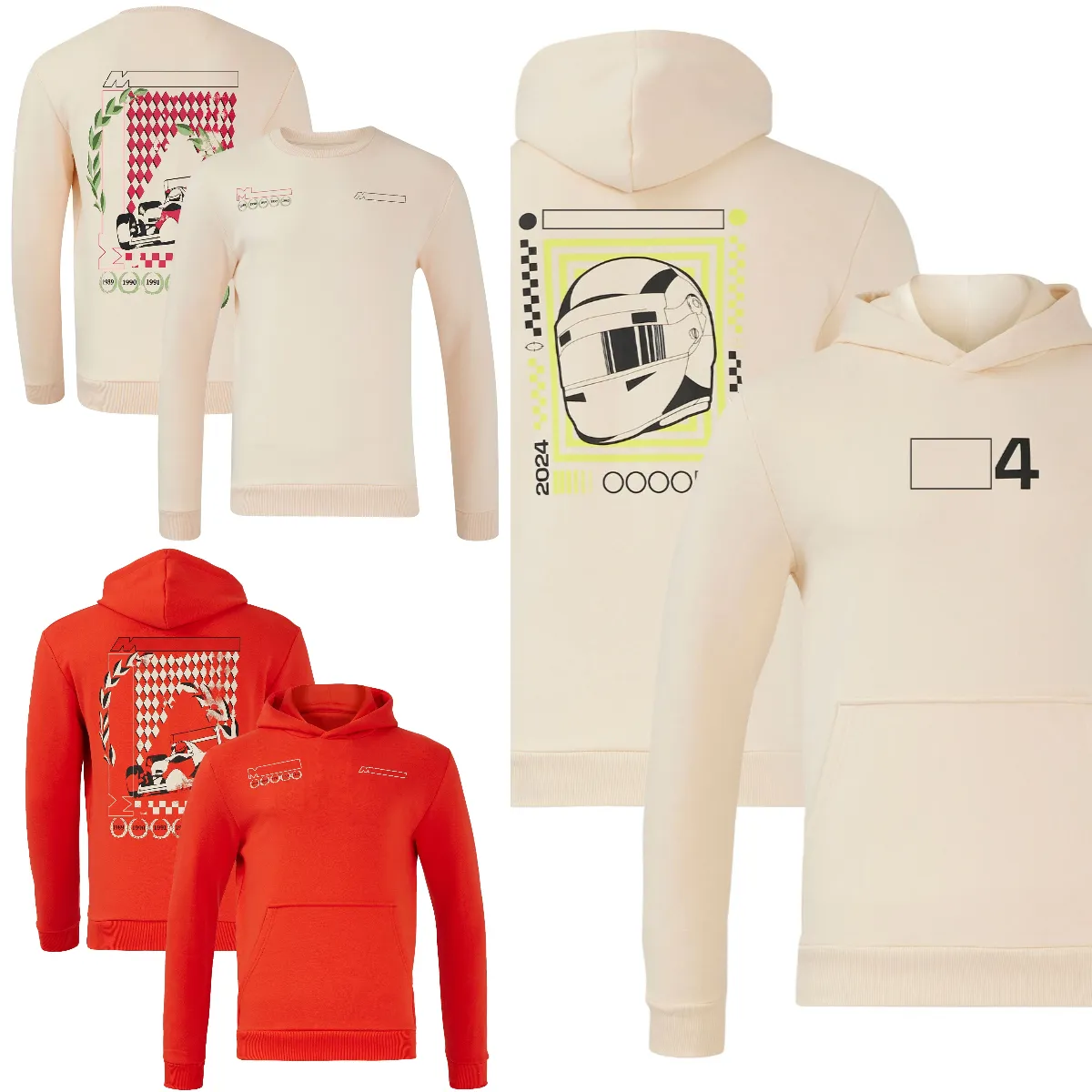 F1 Hoodie Special Edition Formula 1 Team Fan Sweatshirt Crew Neck For ...