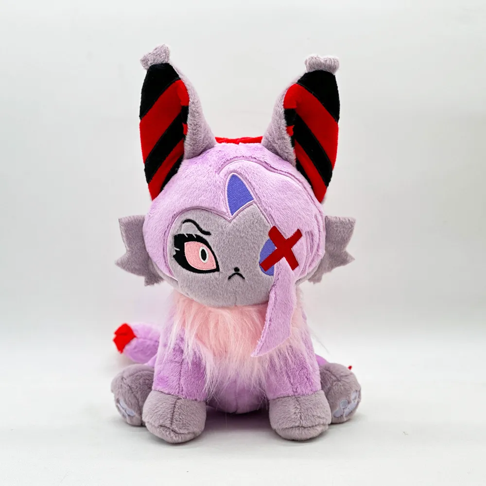 Alastor Meow Hazbin Hotel Alastor Cat Pink Pink Animales De Peluche ...