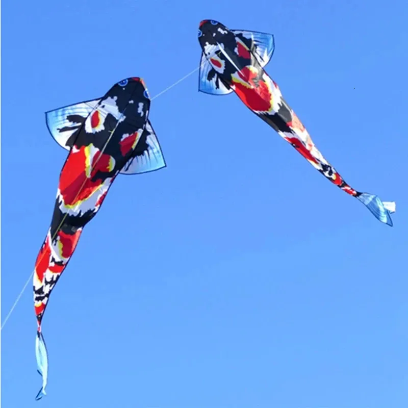 3D Cartoon Fish Kite 3.0 Fly Koi Carp Toy For Kids Perfect For Flying ...