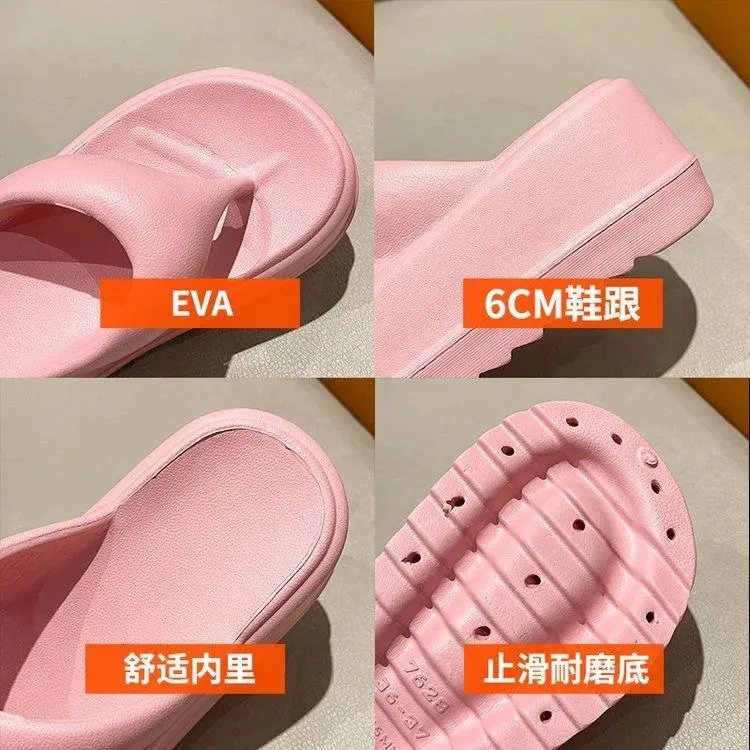 Cozy Herringbone Slippers: Sloping EVA Heels for Indoor-Outdoor Comfort ...