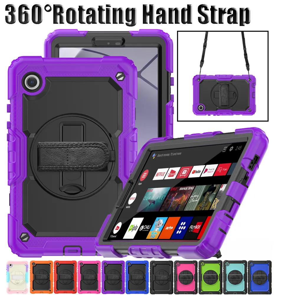 DHgate.com:360° Rugged Samsung Galaxy Tab A9 Plus 11'' 2024 Case | Shockproof, Hand Strap ...