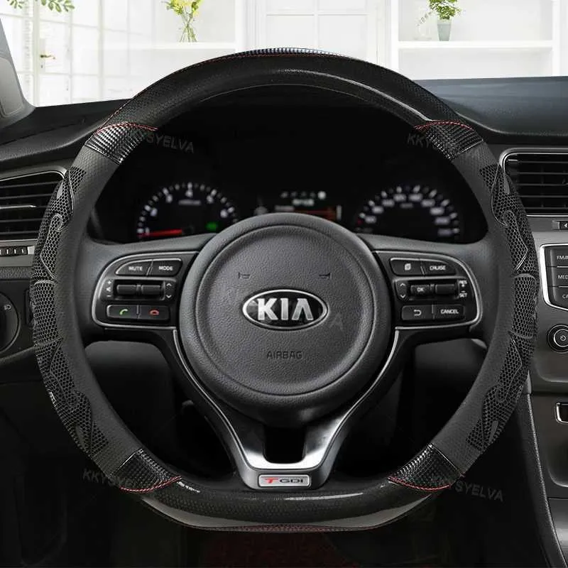 Steering Wheel Covers Car Steering Wheel Cover Anti Slip For Kia Cerato Forte Sportage K5 K9 K2 ...