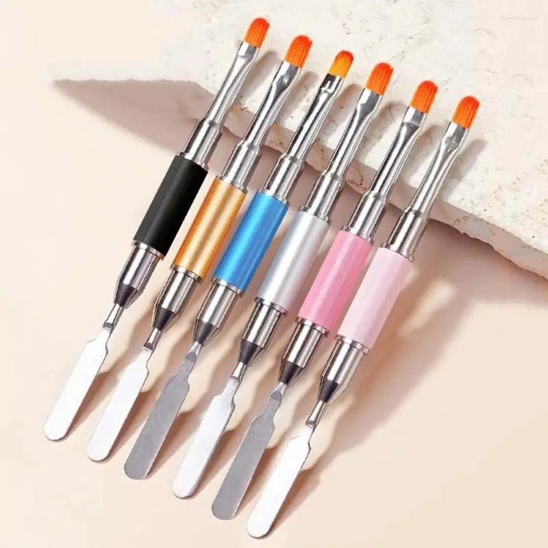 Double-Ended Manicure Art Tools with Shovel Palette for UV Gel Nail ...