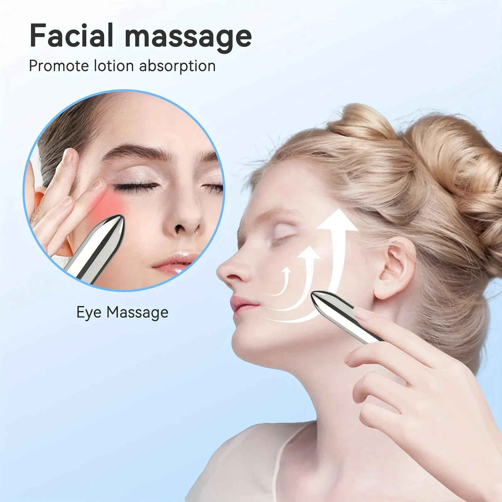 Portable Mini Electric Face Massager for Skin Care and Beauty Treatment ...