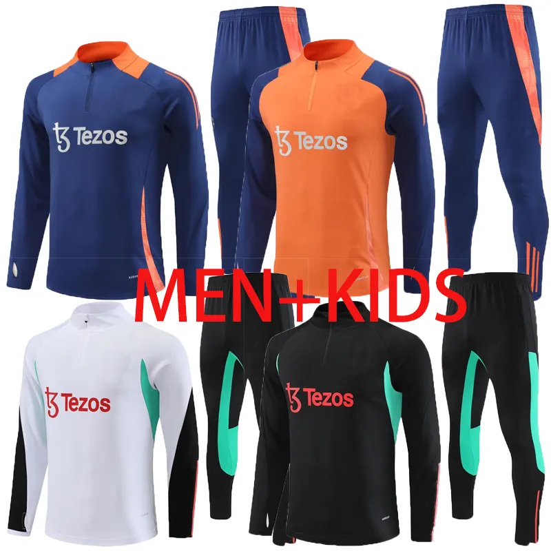2023 2024 2025 Tracksuits MAn Adult KIDS Long Sleeve Pull Zipper ...