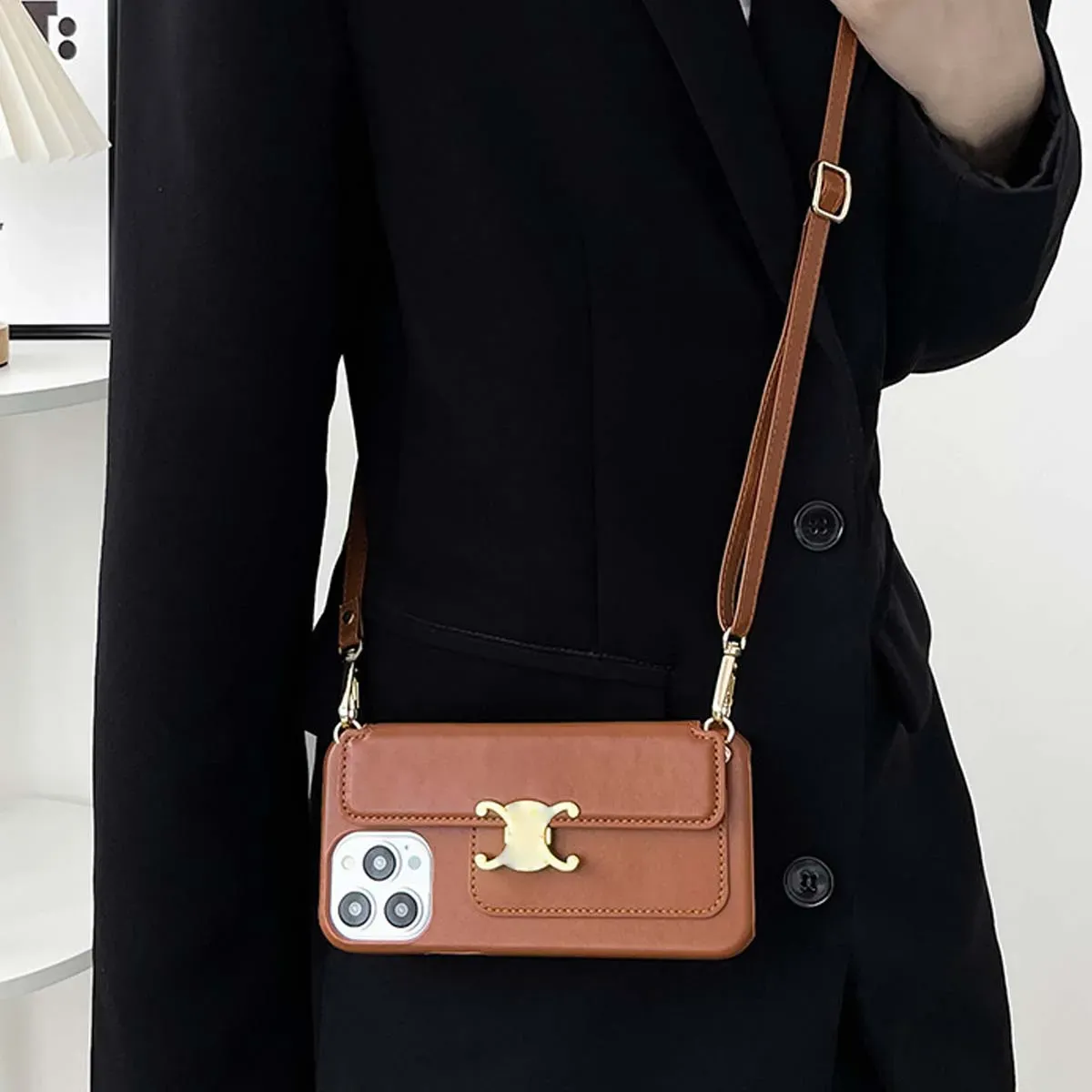 Designer Case For Iphone 15 Pro Max Leather,15 14 13 12 Plus Pro Card ...