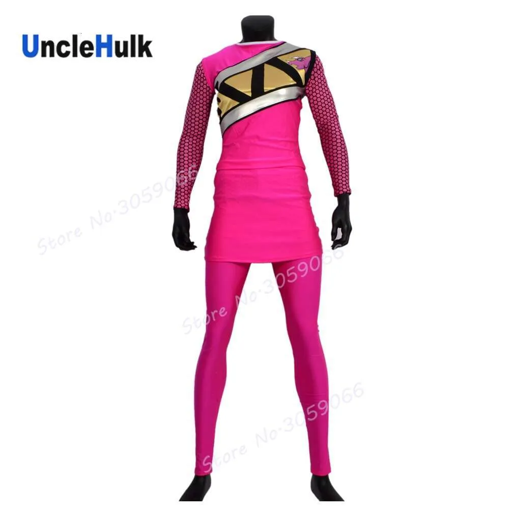Kyoryusentai Zyuranger Ptera Pink Soldier Without Hood Amy Cosplay ...