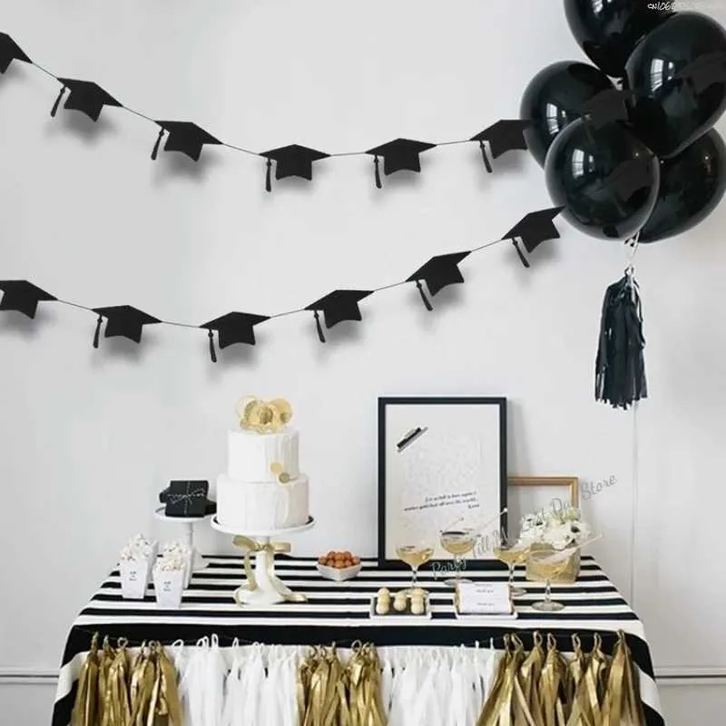 Navy Gold Graduation Decorations Graduation Party Decorations Kit ...