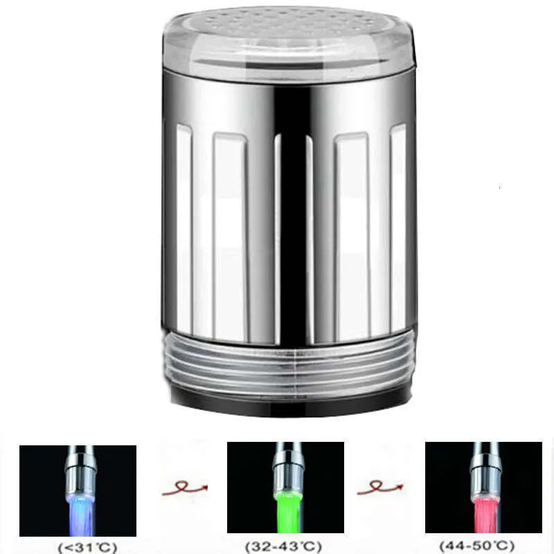 LED Color Changing Faucet Light - Temperature Control, Single Spout ...