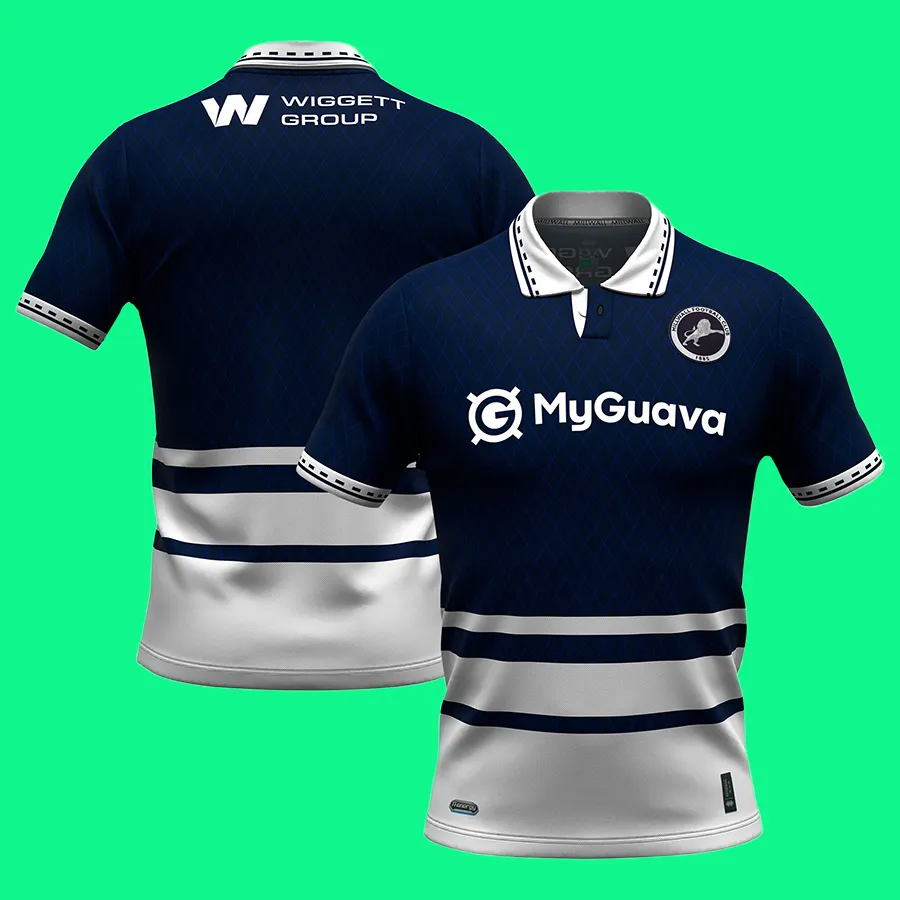 Millswall Morocco Soccer Shirt Home & Away Men's Kits For Football 2022 ...
