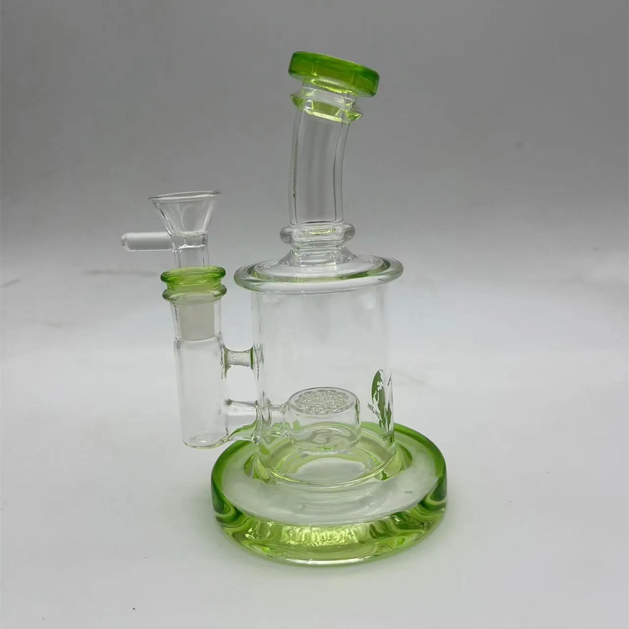 Glass Matrix Bent Neck Water Bong/Pipe, Smoking Accessories Classic ...