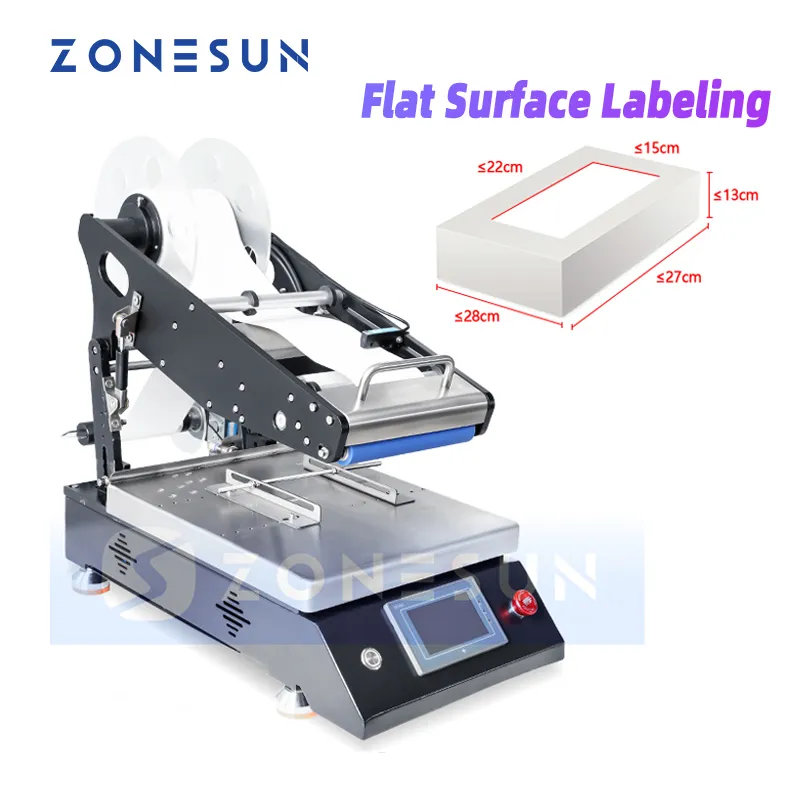 Electric Flat Surface Label Applicator - Square Bottles, Boxes, Cartons ...