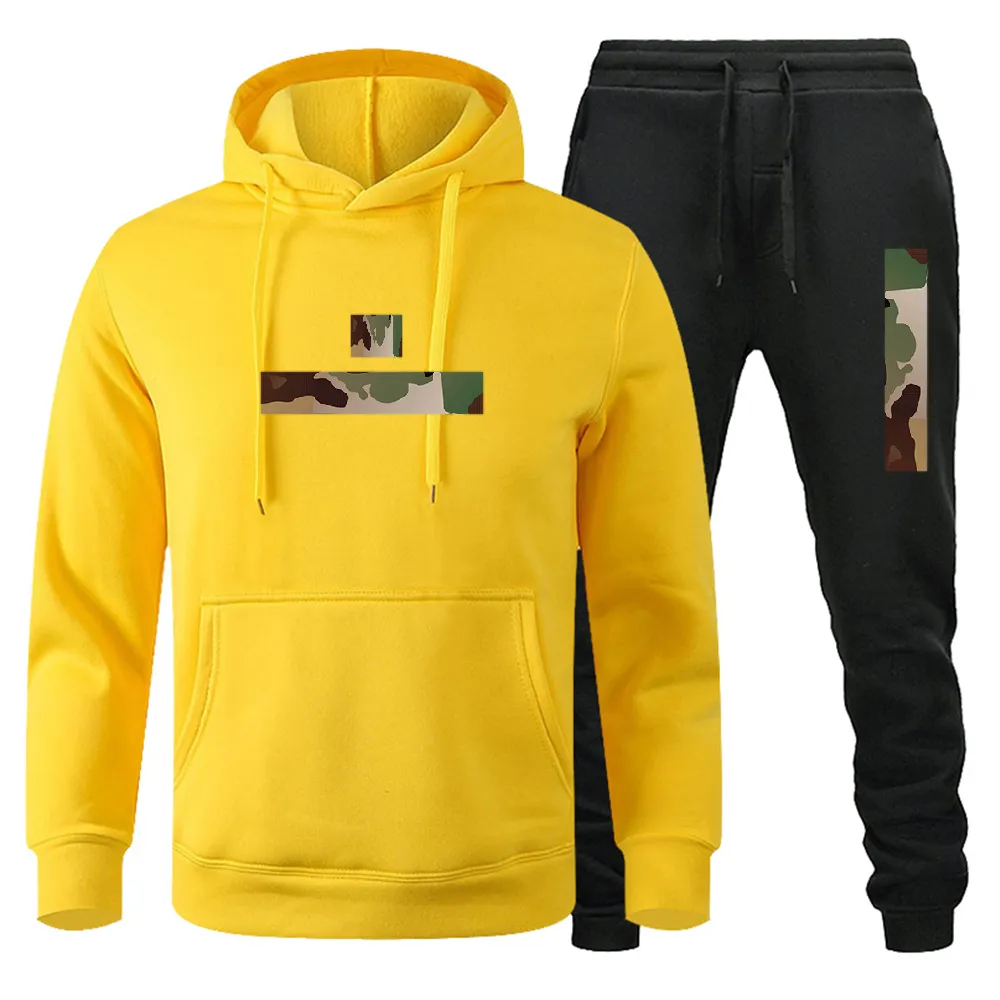 Premium Men's Tracksuit Set - Spring/Autumn/Winter Sportswear Hoodies ...