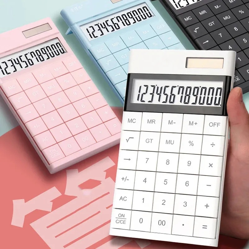 Wholesale Large 12 Digit Desktop Calculator With Battery And Solar ...