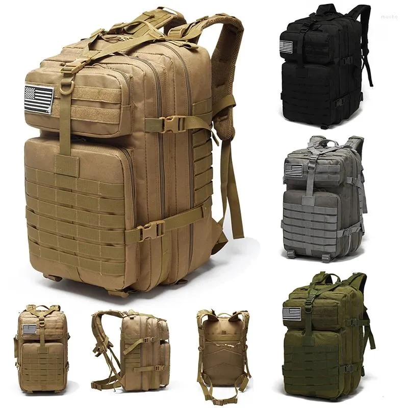 Large Capacity 50L Army Military Tactical 3P Softback Molle Backpack ...