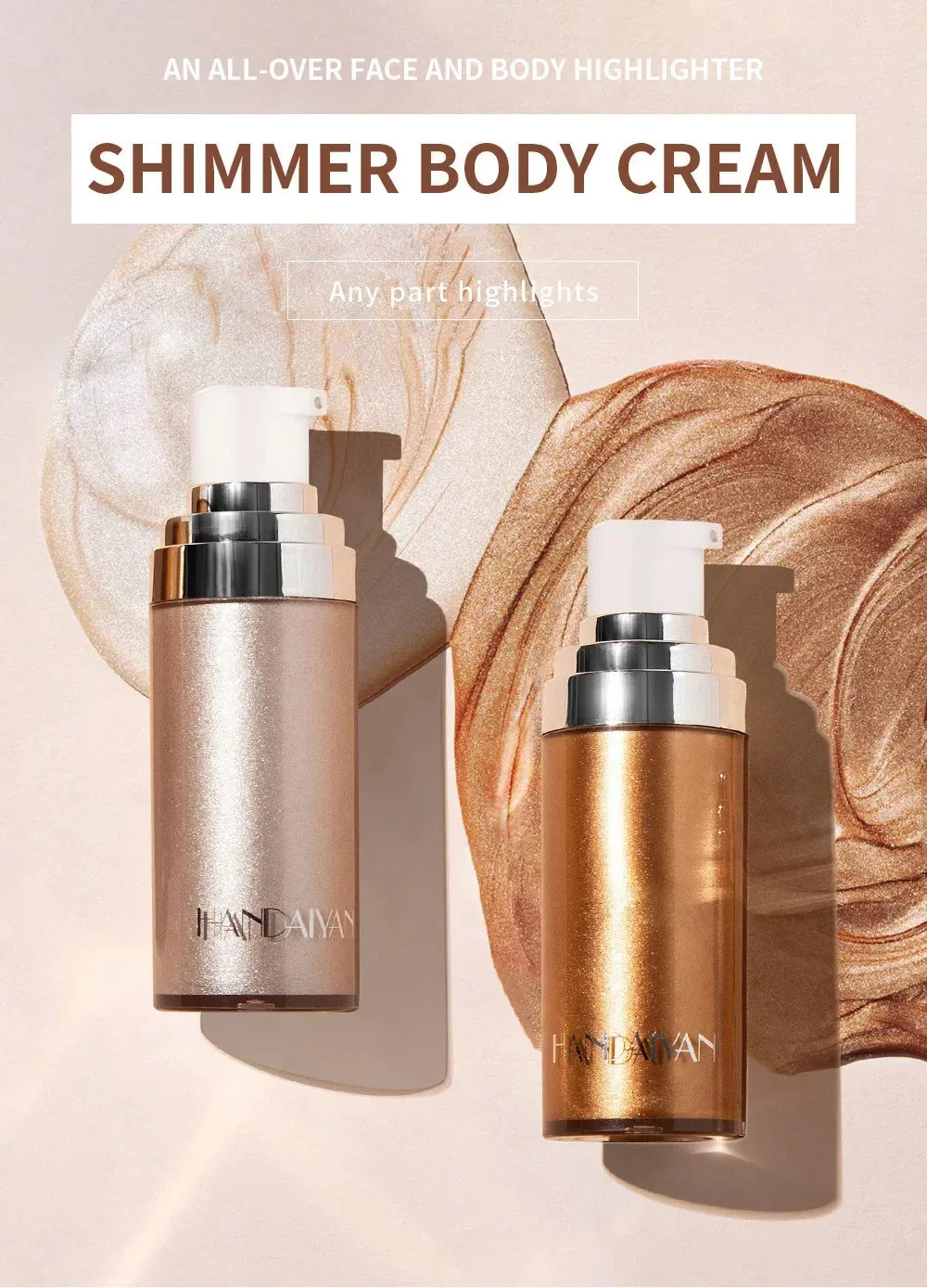 Multi-Colored Spray Liquid Highlighter, Shimmer, Contour, Glitter ...